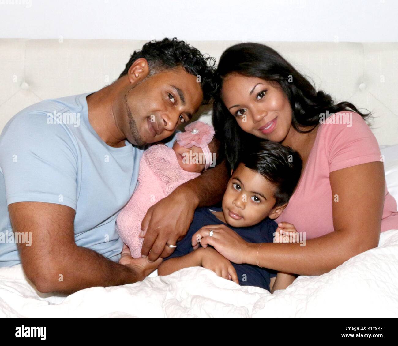 Navid Ali, Naliyah, Niam, Mishael Morgan posing for a portrait for ...
