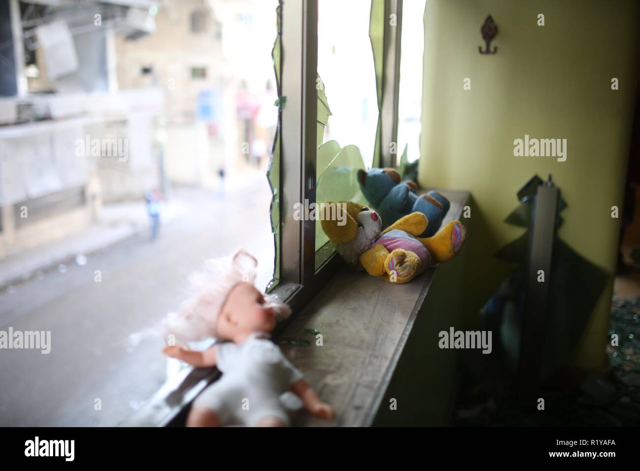 Gaza City, The Gaza Strip, Palestine. 15th Nov, 2018. Damages at ...