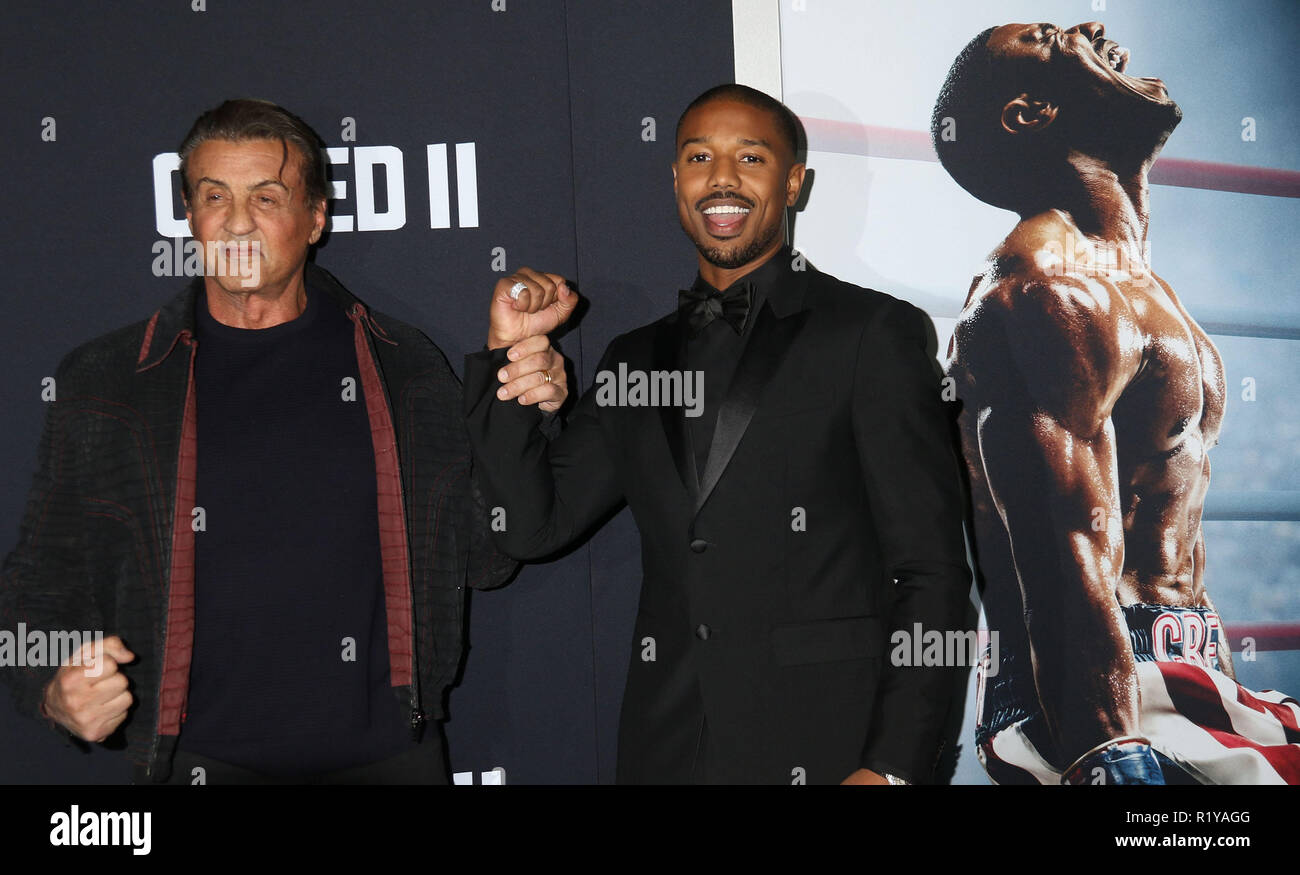 November 14, 2018 - New York City, New York, U.S. - Actors SYLVESTER ...