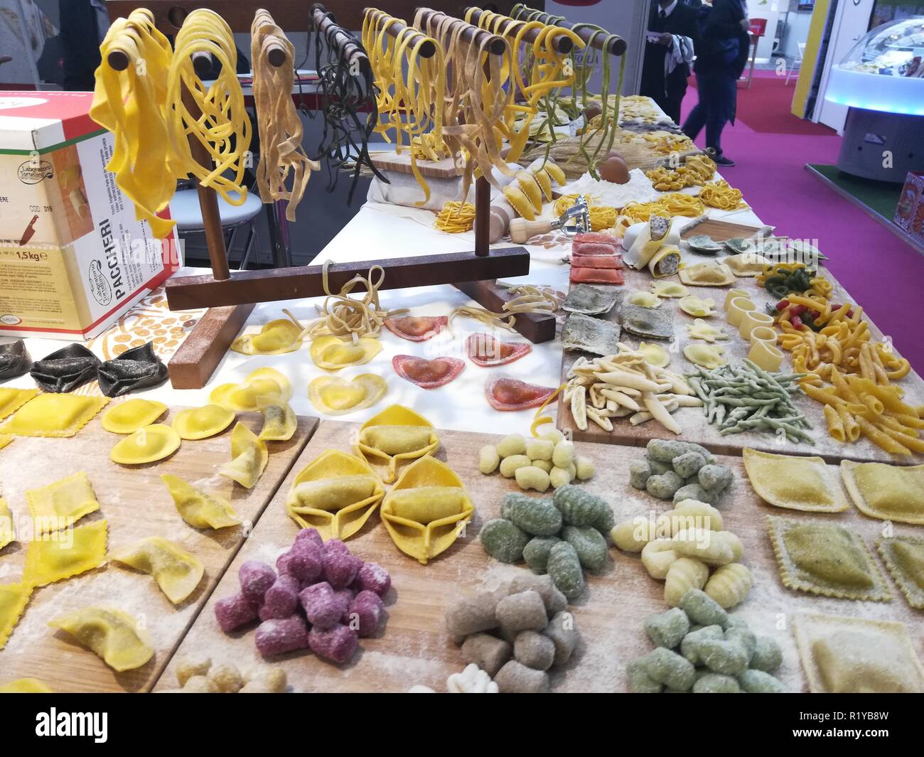 London, UK. 15th November, 2018. Pizza and Pasta Show runs at ...