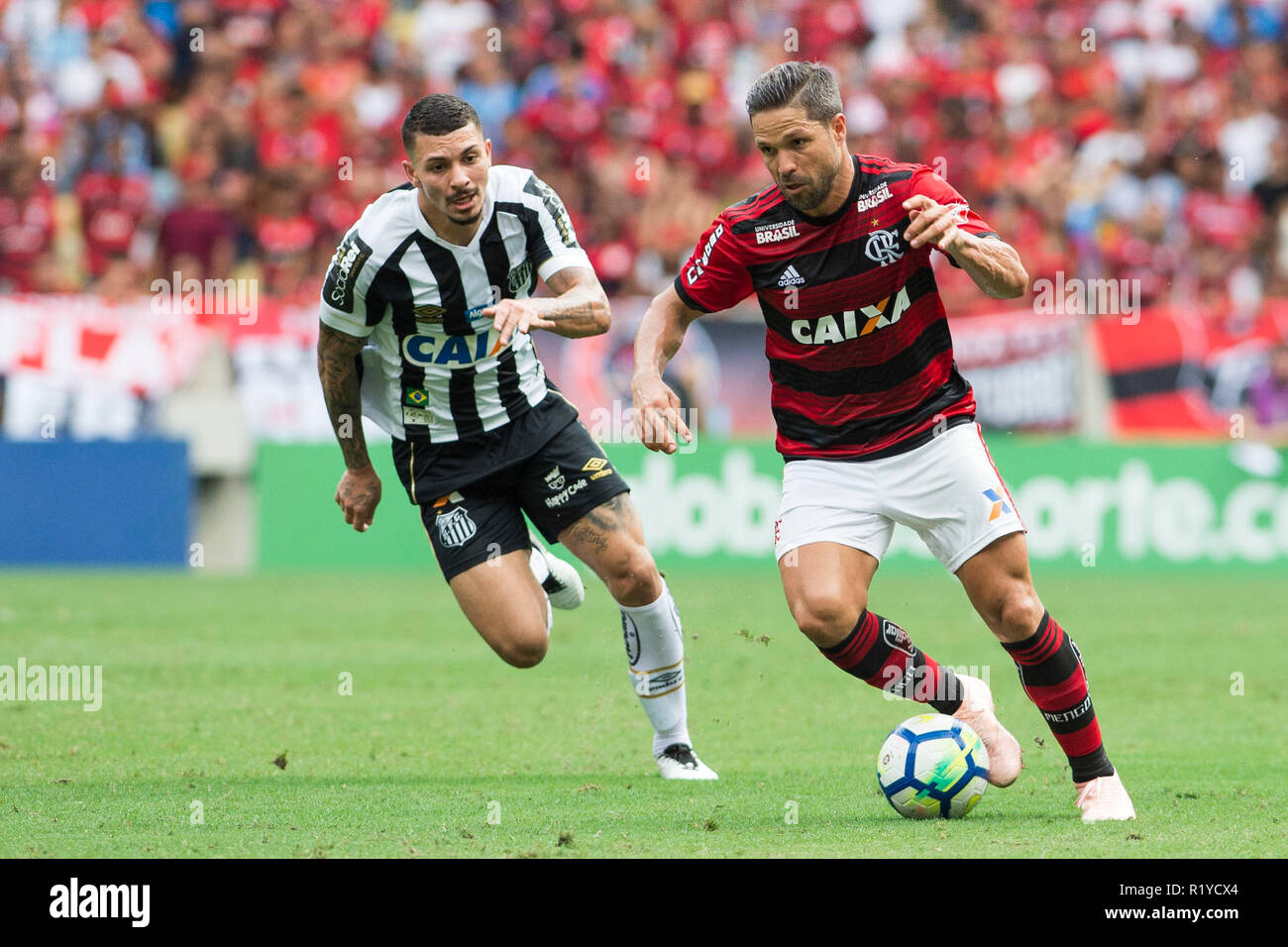 Rio De Janeiro, Brazil. 15th Nov, 2018. Diego and Alison during ...