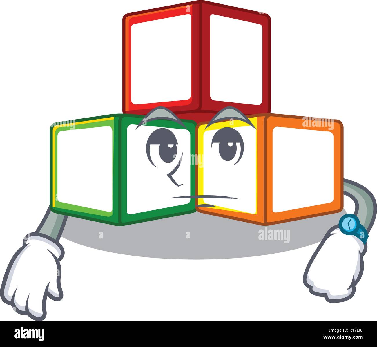 Block watch Stock Vector Images - Alamy