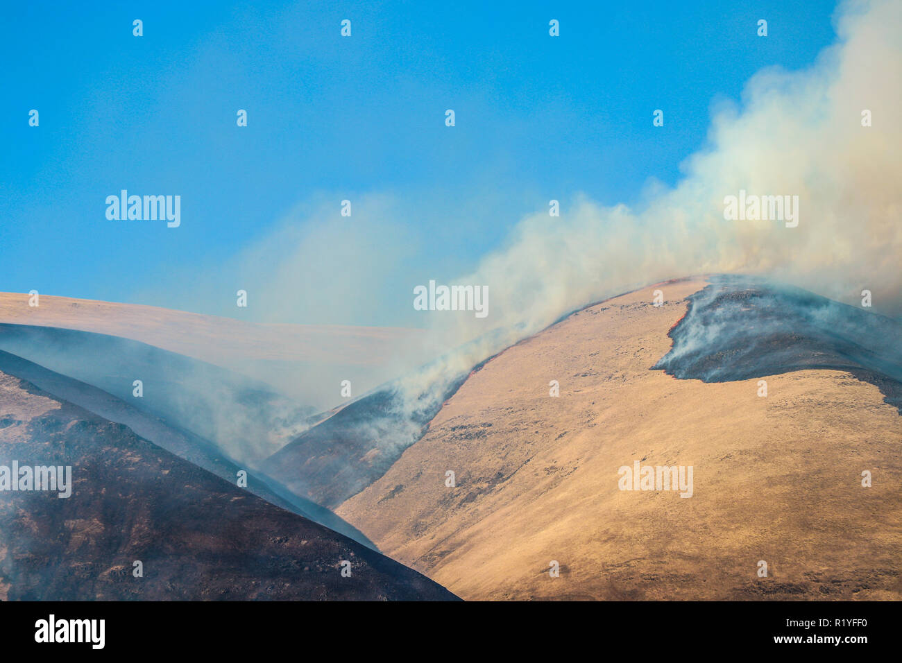 wildfires pacific northwest, usa Stock Photo - Alamy