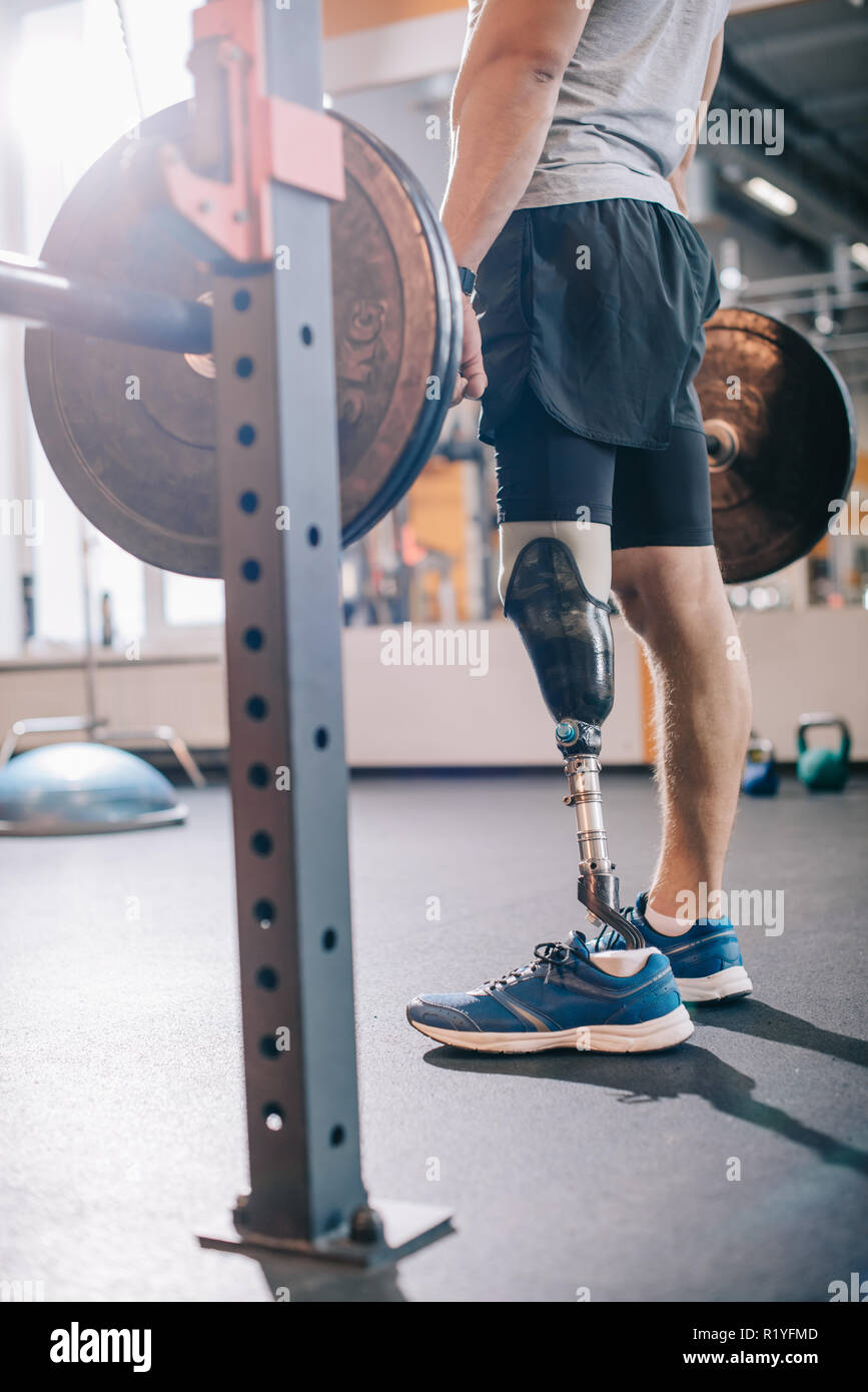 Artificial limb man hi-res stock photography and images - Alamy