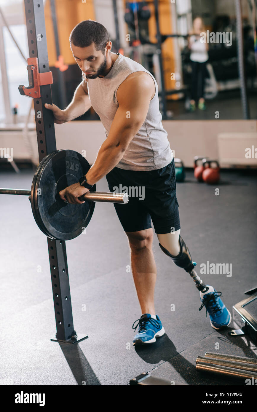 Male sportsman preparing hi-res stock photography and images - Alamy