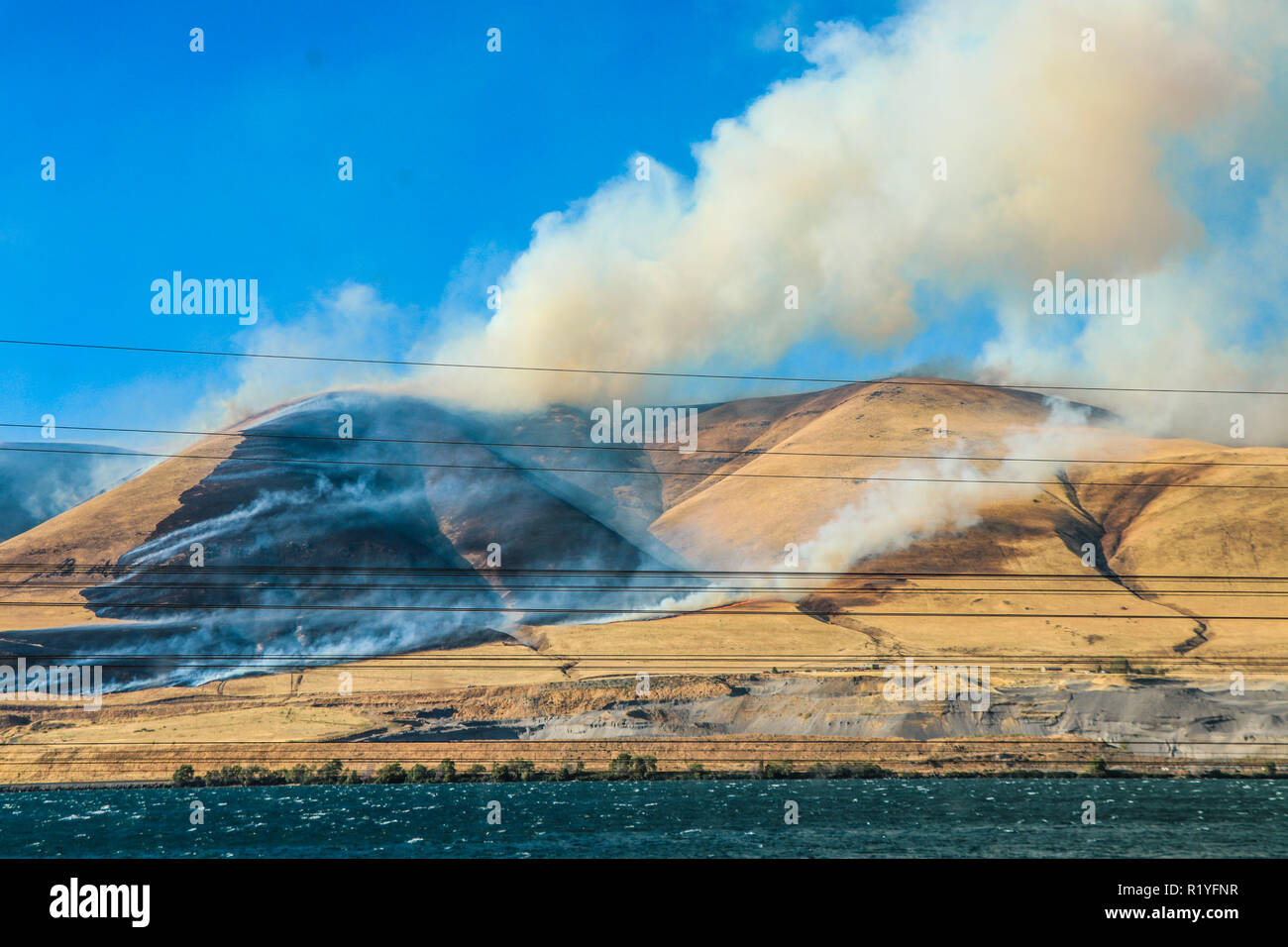 wildfires pacific northwest, usa Stock Photo - Alamy