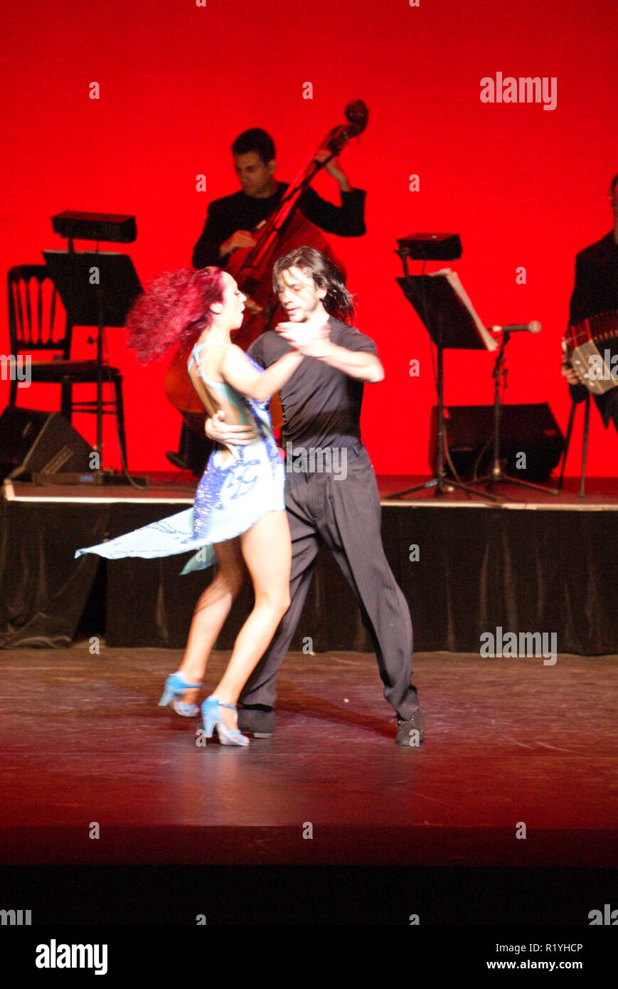 Tango Fire dance performance in Sydney, Australia Stock Photo - Alamy