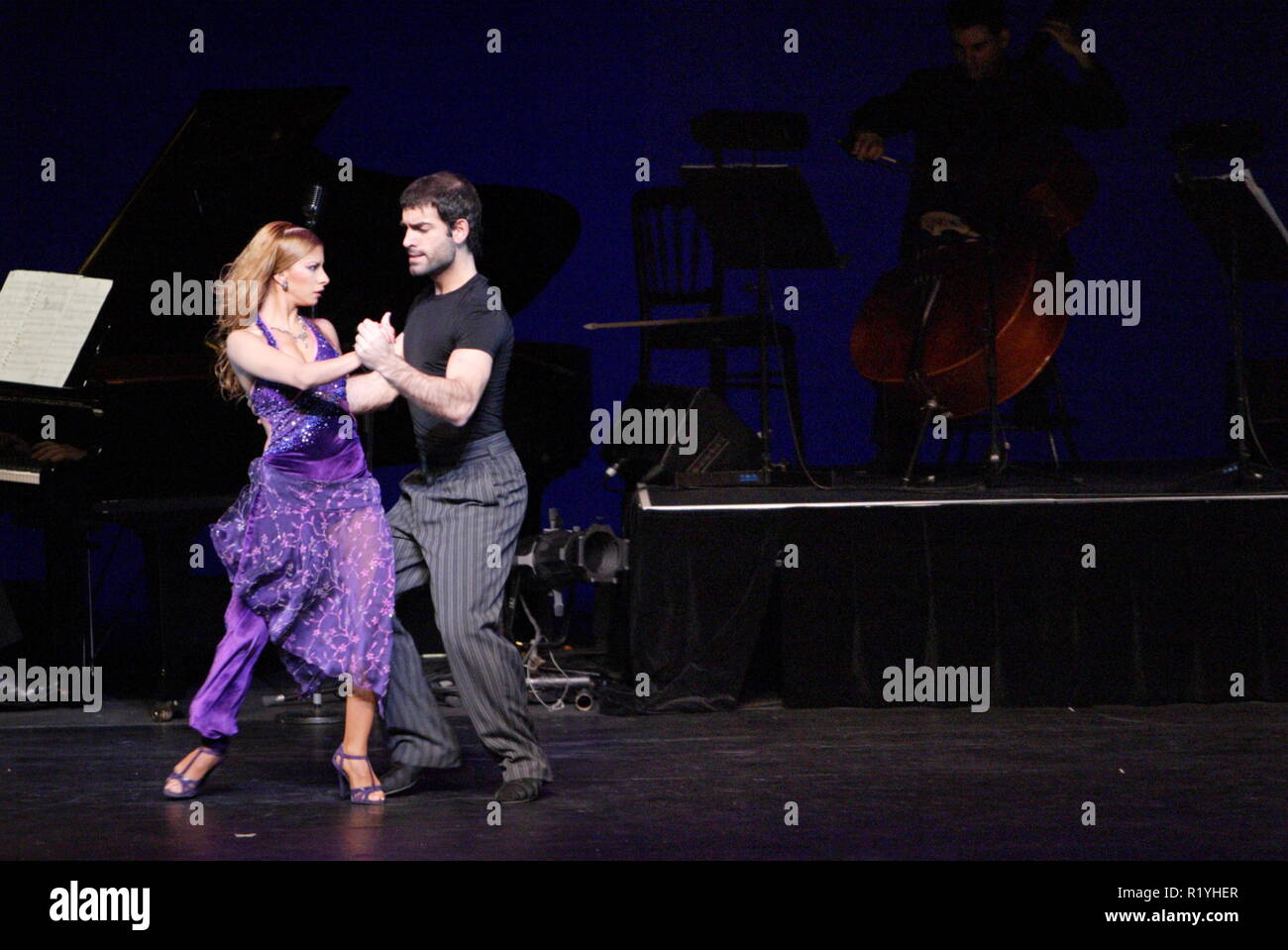 Tango Fire dance performance in Sydney, Australia Stock Photo - Alamy