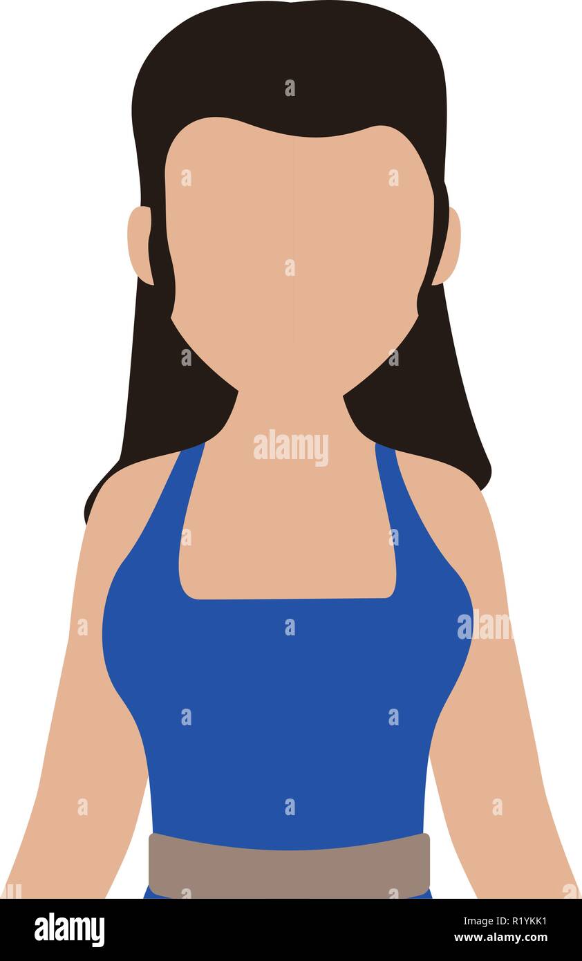 beautiful woman avatar character vector illustration design Stock ...
