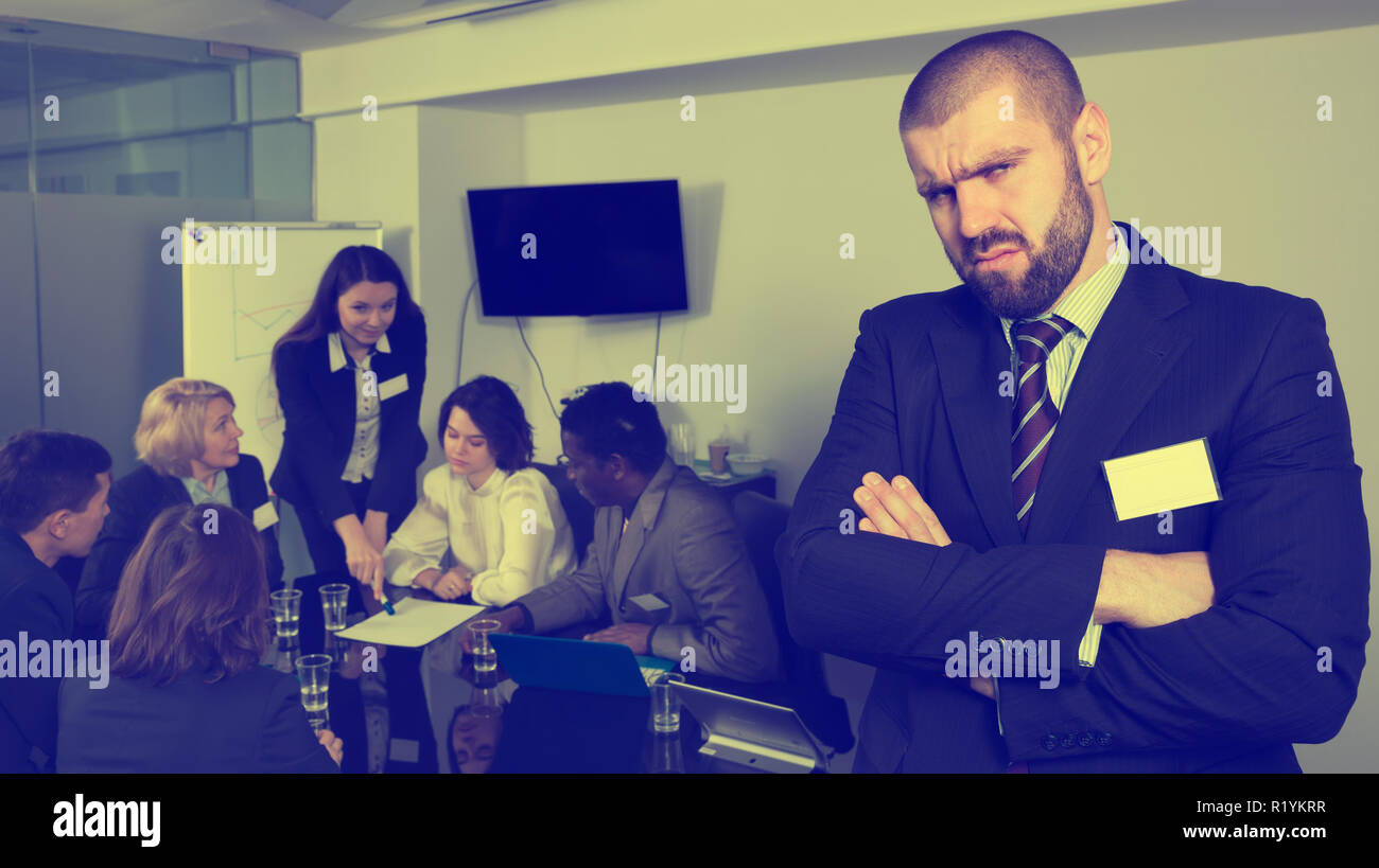 Angry people conference room hi-res stock photography and images - Alamy