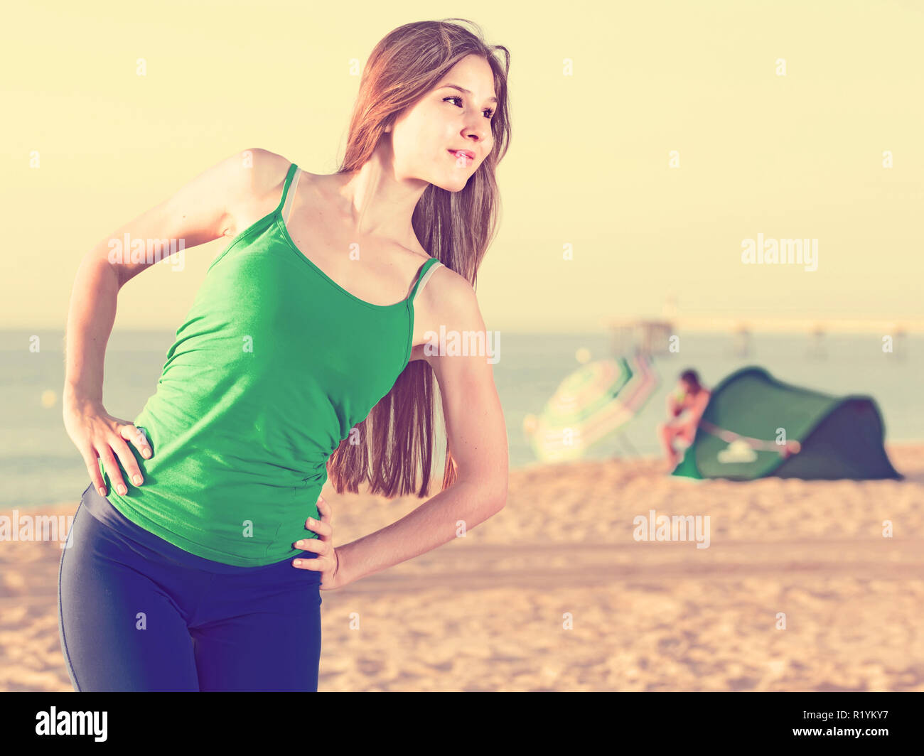 Gymnastics singlet hi-res stock photography and images - Alamy