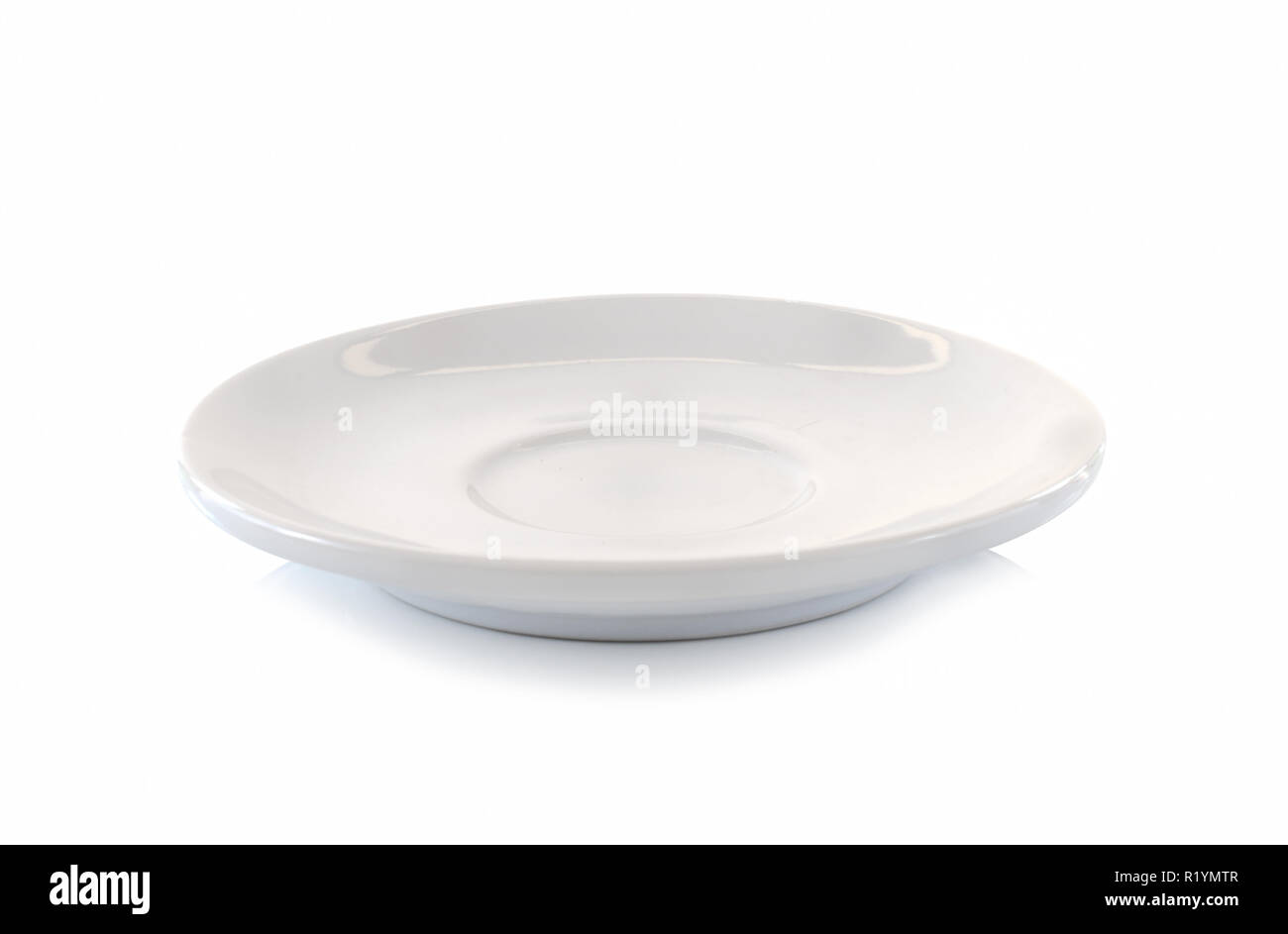 white dish close up isolated Stock Photo - Alamy