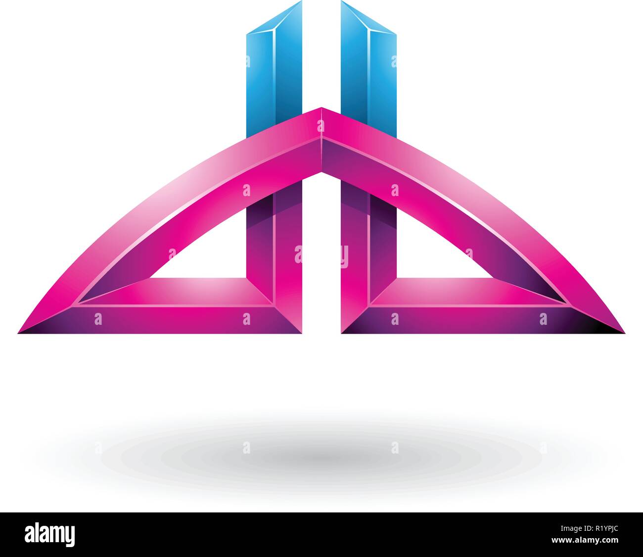Magenta D Letter High Resolution Stock Photography and Images - Alamy
