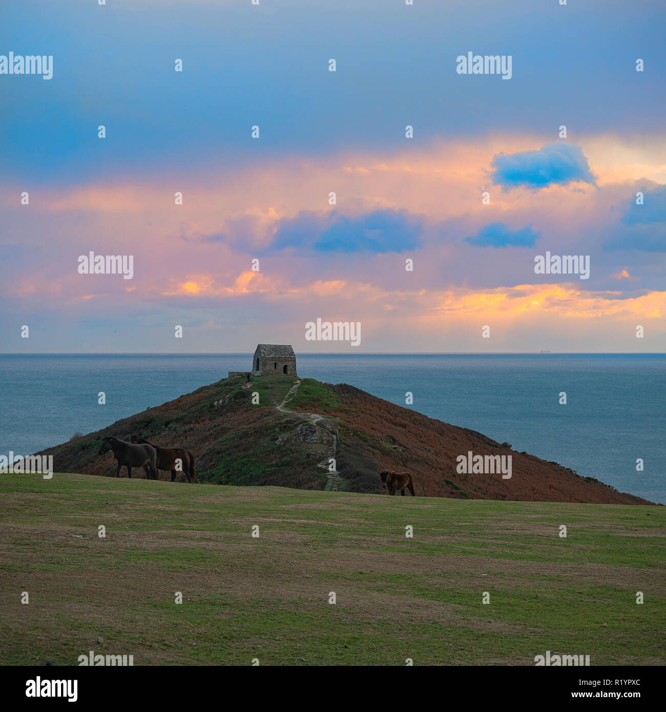 Rame Head in South East Cornwall and its Chapel dedicated to St Michael ...
