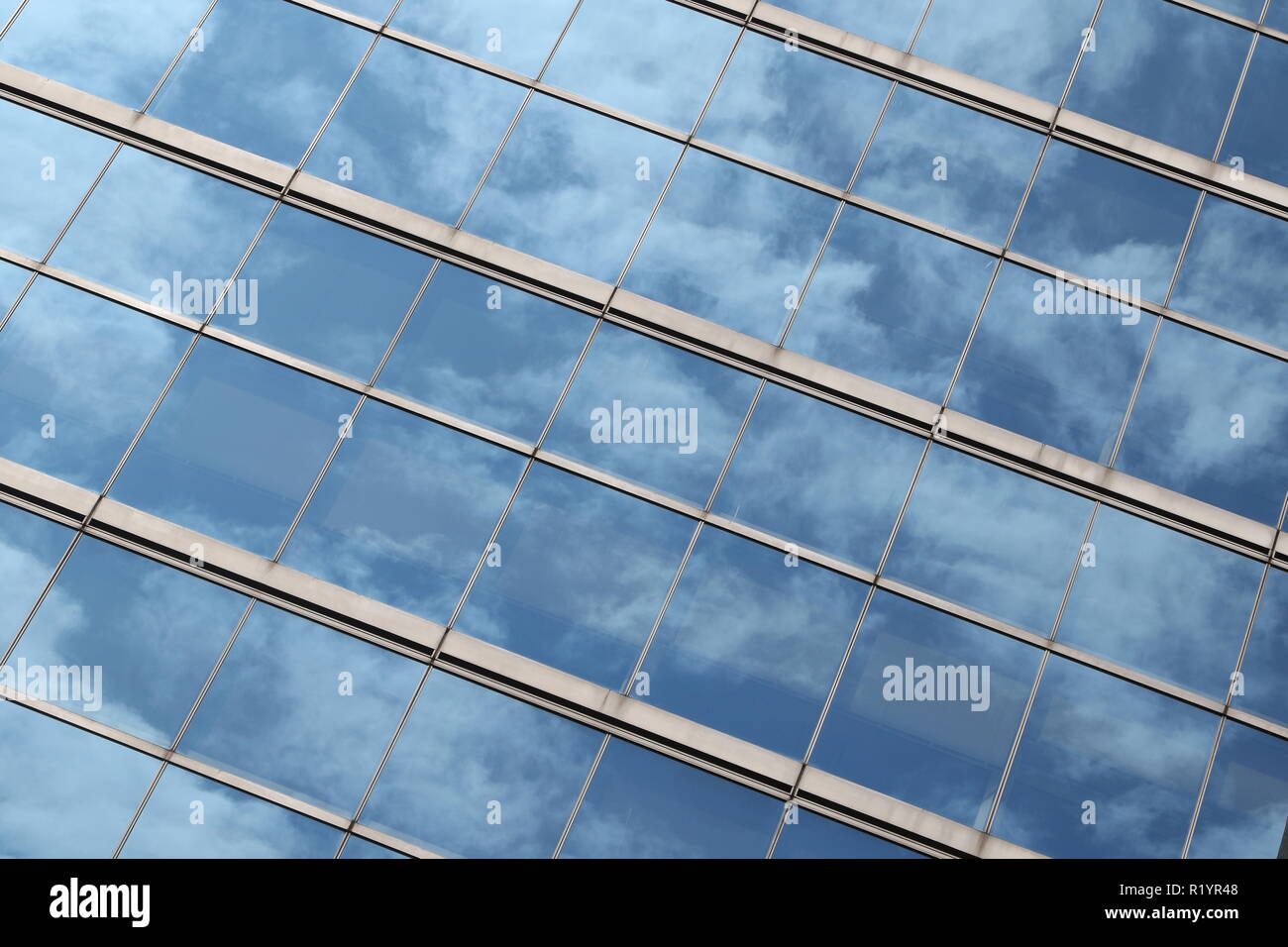 Architecture in glass tokyo wall background hi-res stock photography ...