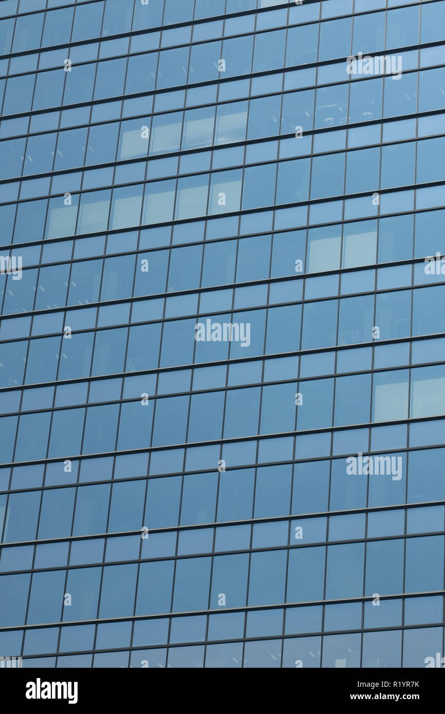 Architecture in glass tokyo wall background hi-res stock photography ...