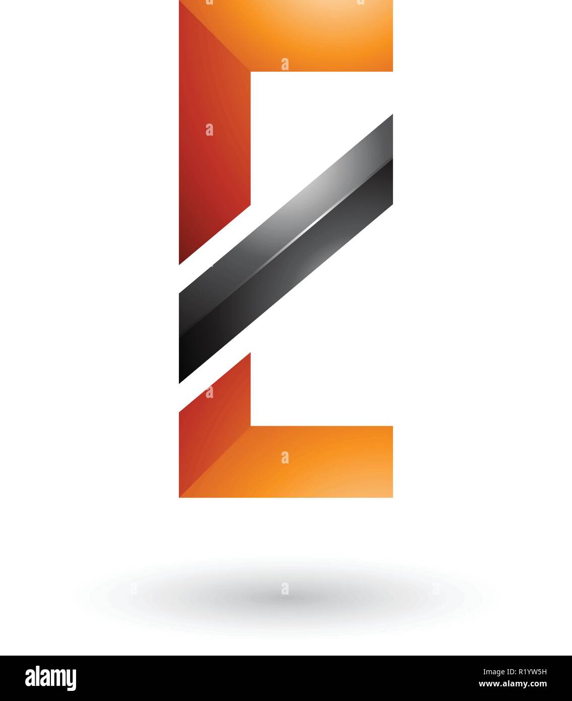 3d abstract style logo letter diagonal hi-res stock photography and ...