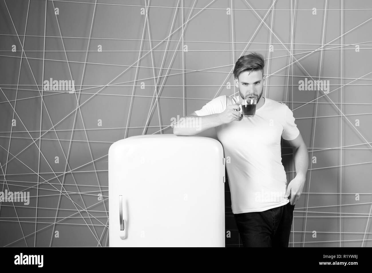 Stylish pink drink Black and White Stock Photos & Images - Alamy