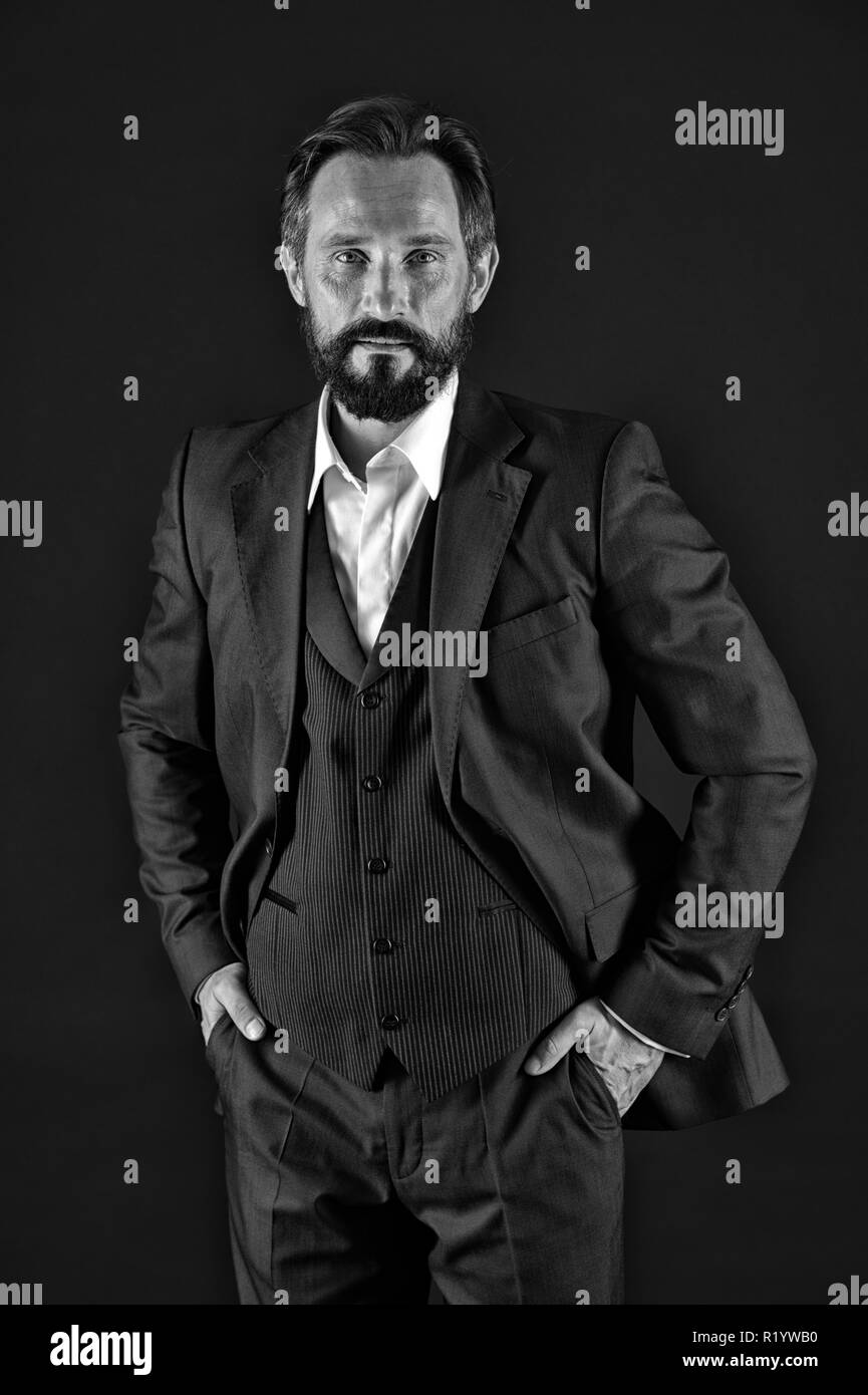 Senior boss Black and White Stock Photos & Images - Alamy