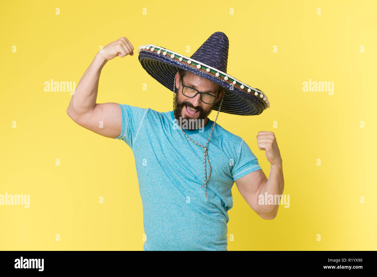 Happy Mexican Man
