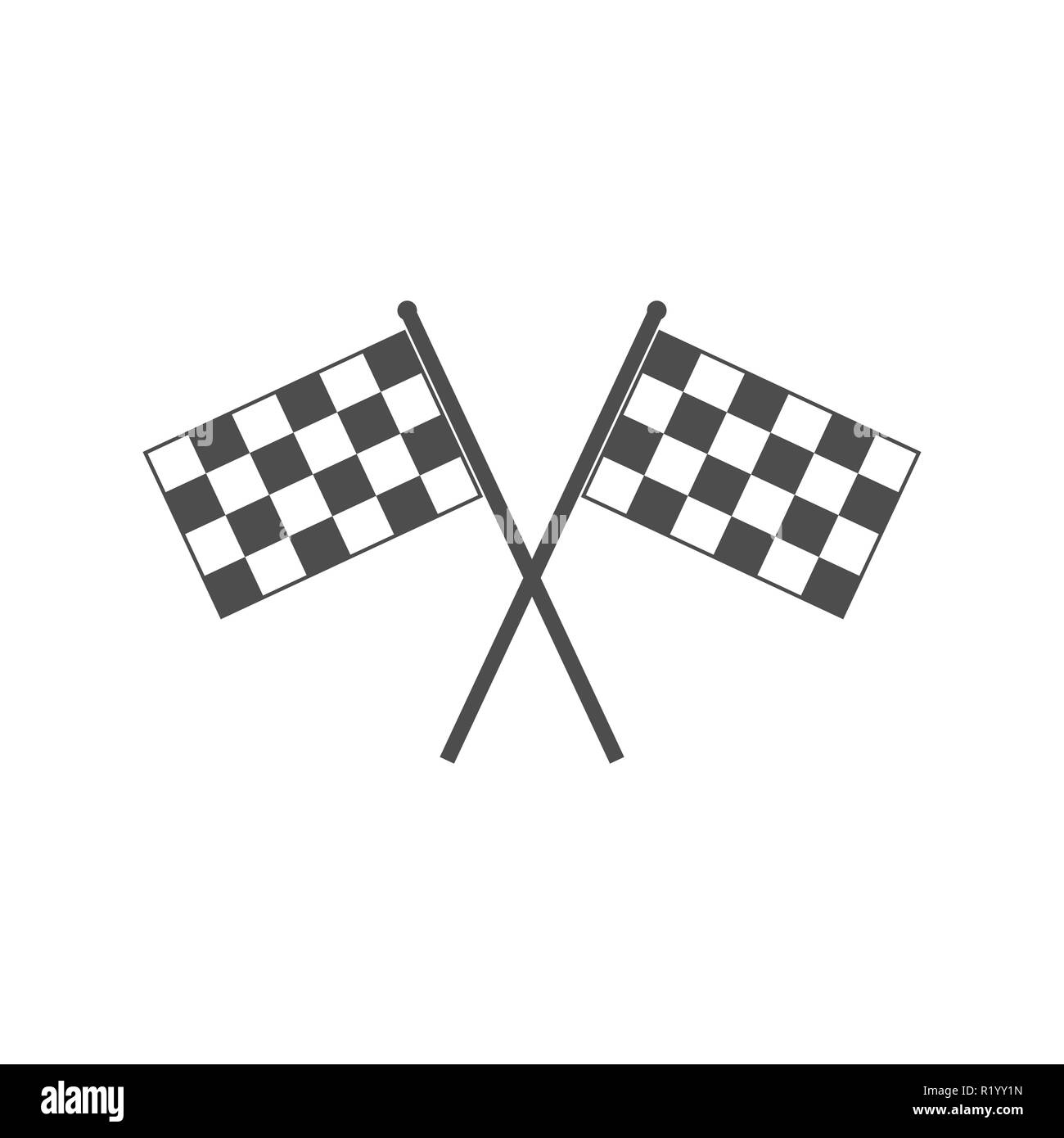 Racing flag icon. Vector illustration flat Stock Vector Image & Art - Alamy