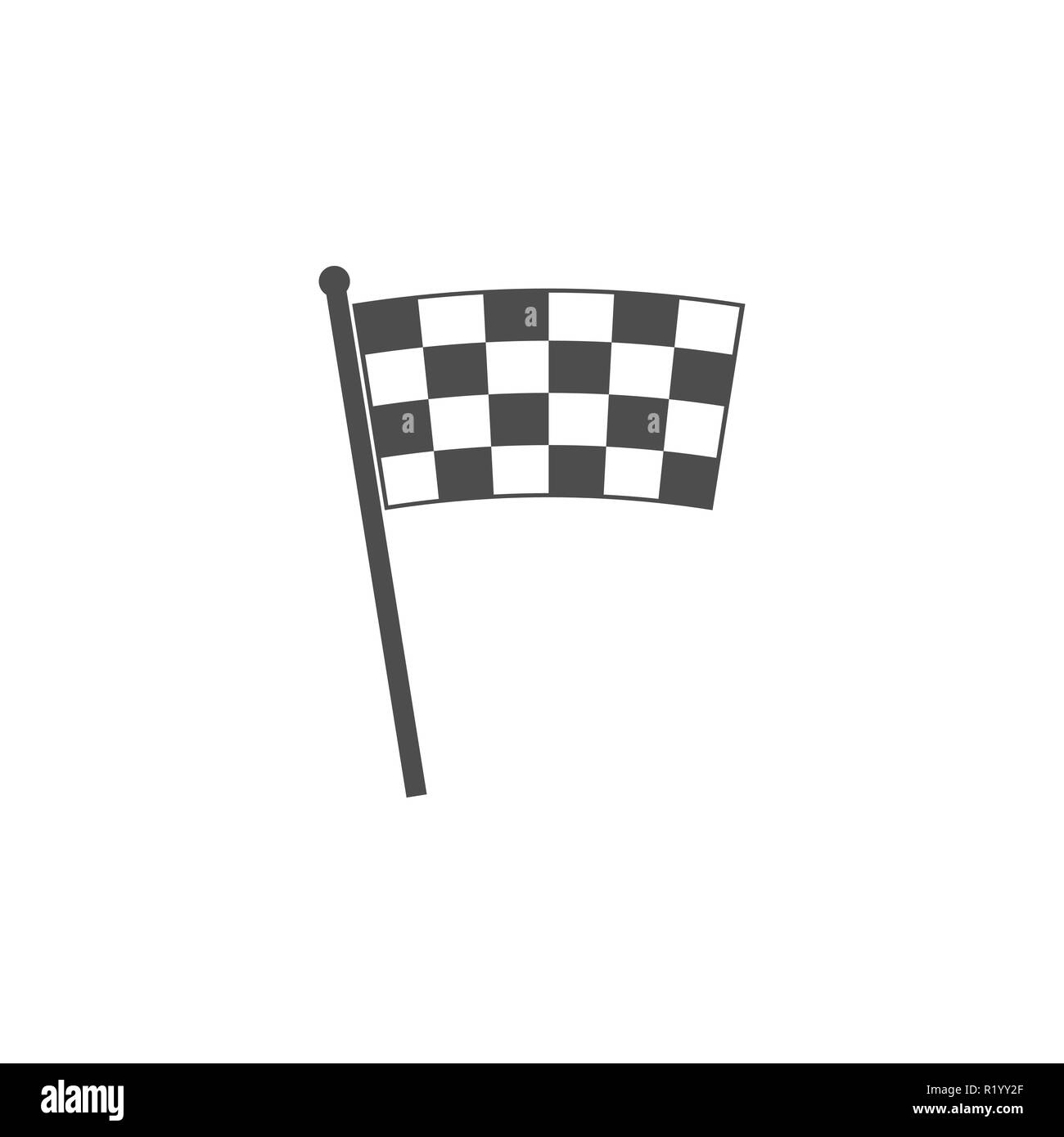 Racing flag icon. Vector illustration flat Stock Vector Image & Art - Alamy
