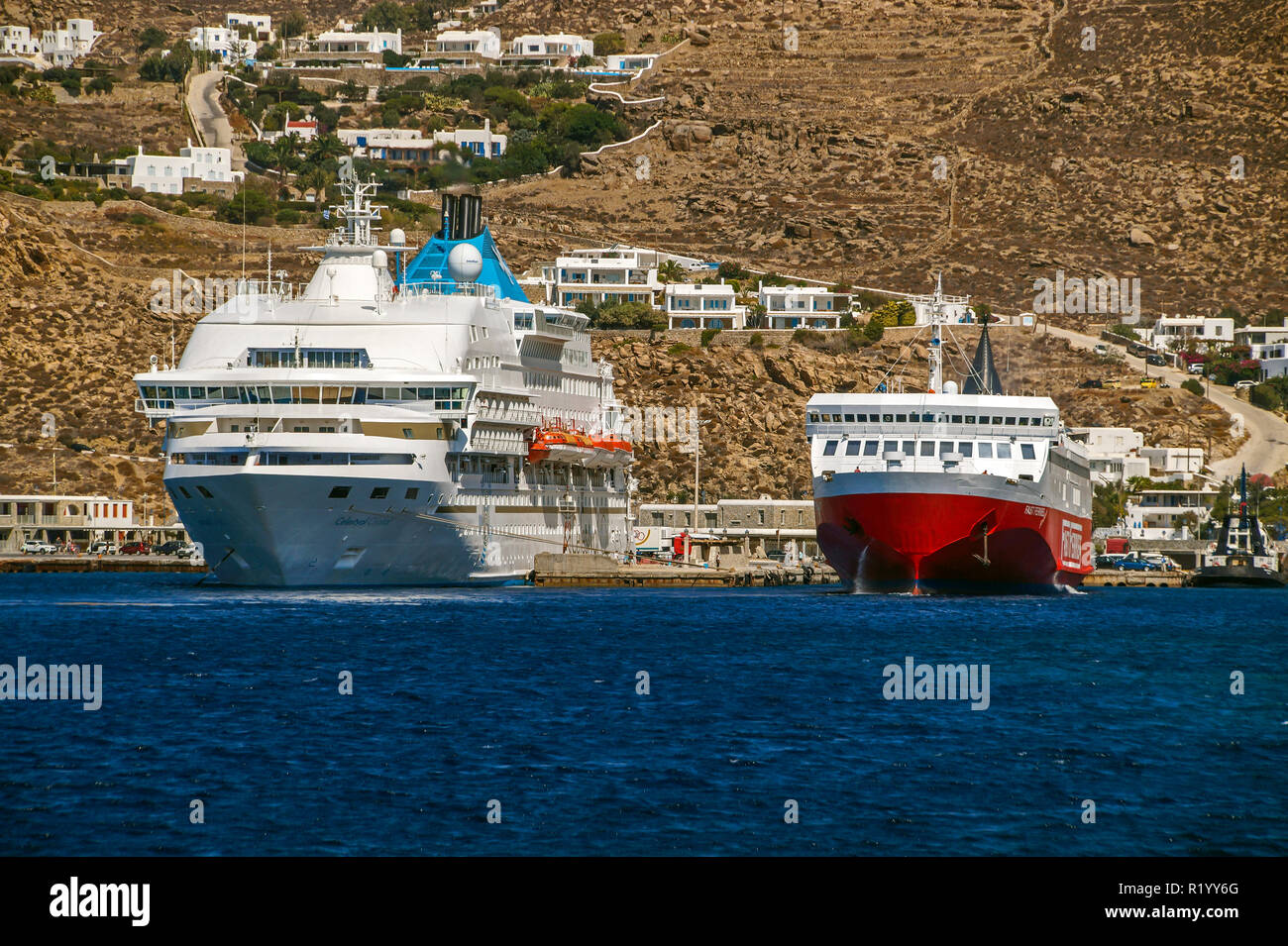 Celestyal Cruises Celestyal Crystal & Fast Ferries Ekaterini P in ...