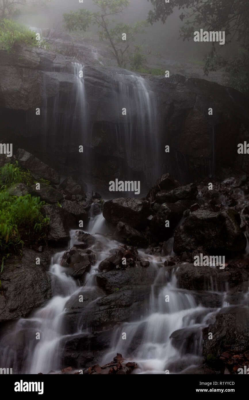 Monsoon landscapes around Tamhini Ghat and Mulshi Dam in western ghats ...