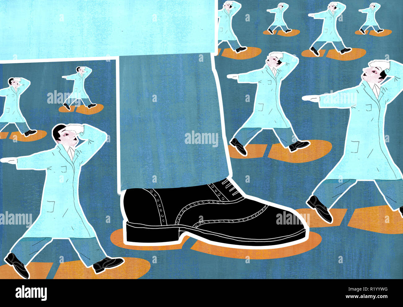 Group of doctors from above hi-res stock photography and images - Alamy