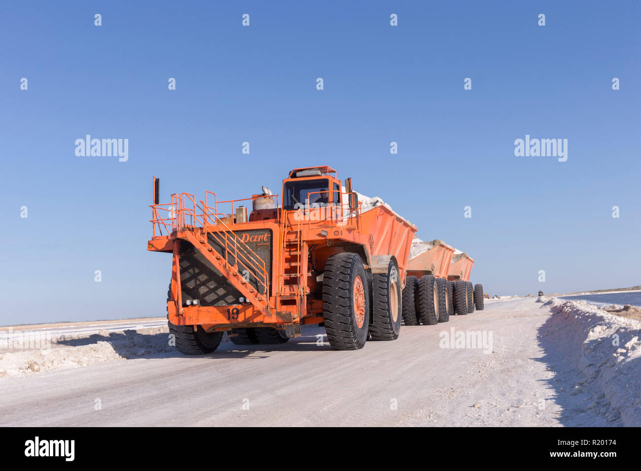 The biggest saltworks plant in the world, Salt harvest 6 to 8 months ...