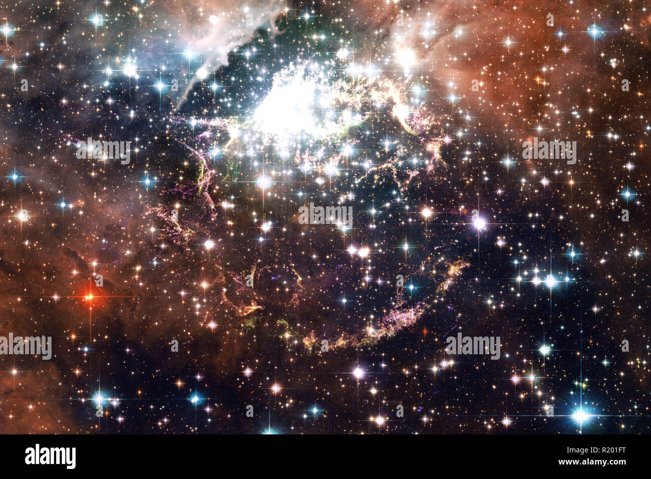 Nebulae an interstellar cloud of star dust. Elements of this image ...