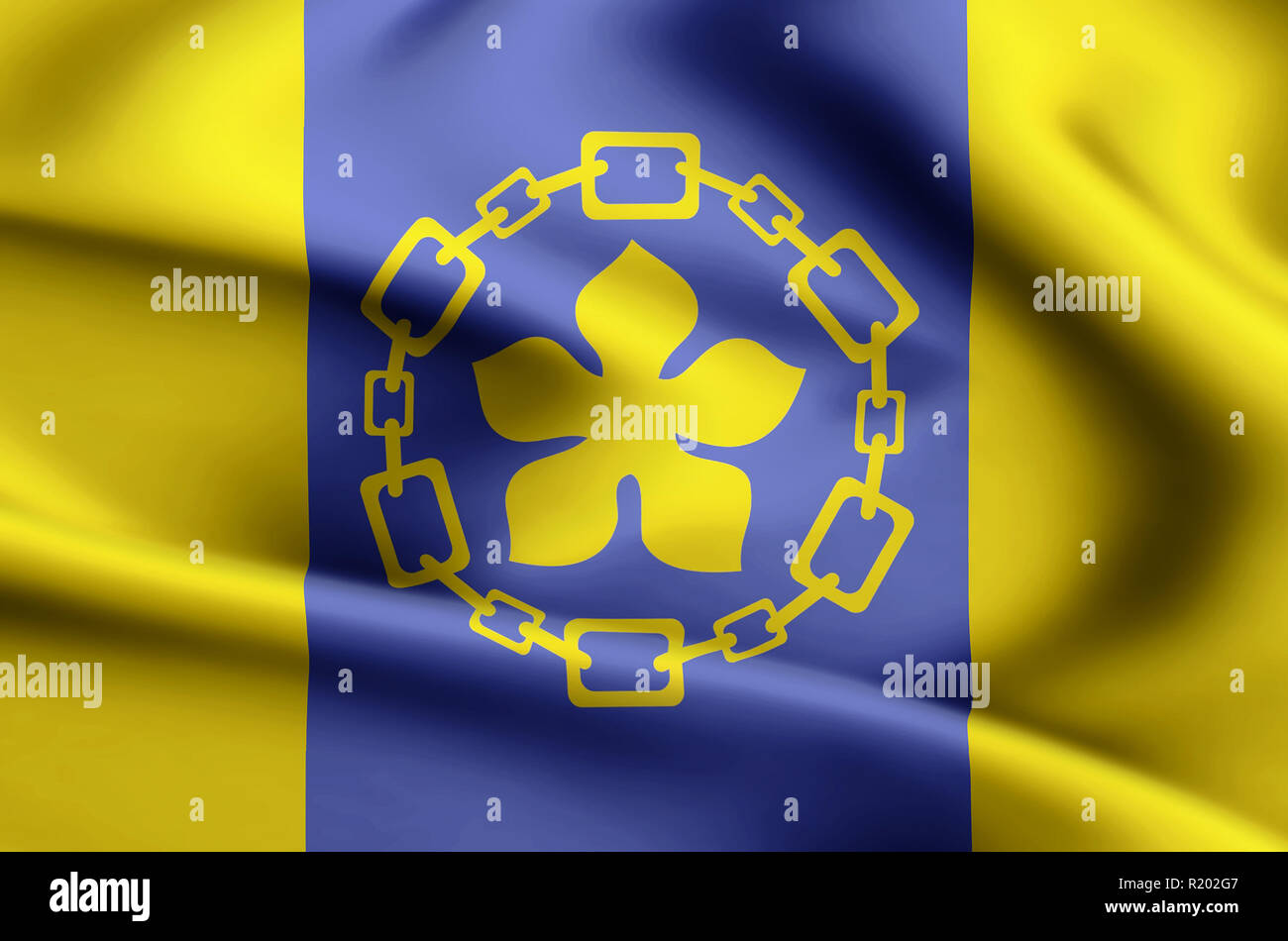 Hamilton modern and realistic closeup flag illustration. Perfect for ...