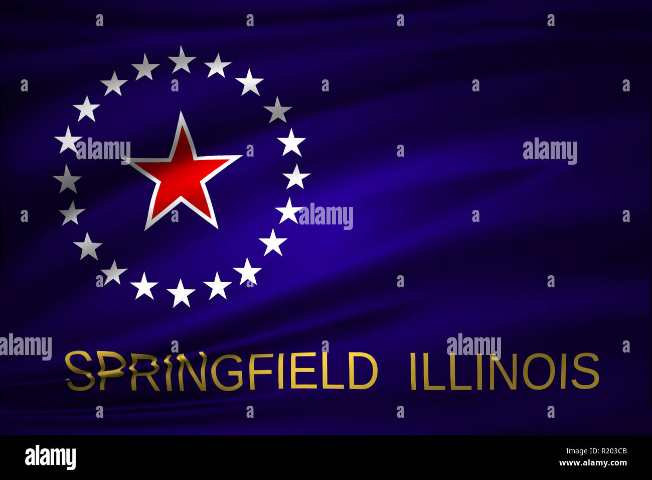 Flag of springfield hi-res stock photography and images - Alamy