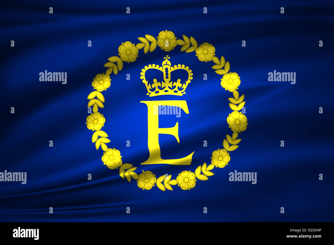Eiir 3D waving flag illustration. Texture can be used as background ...