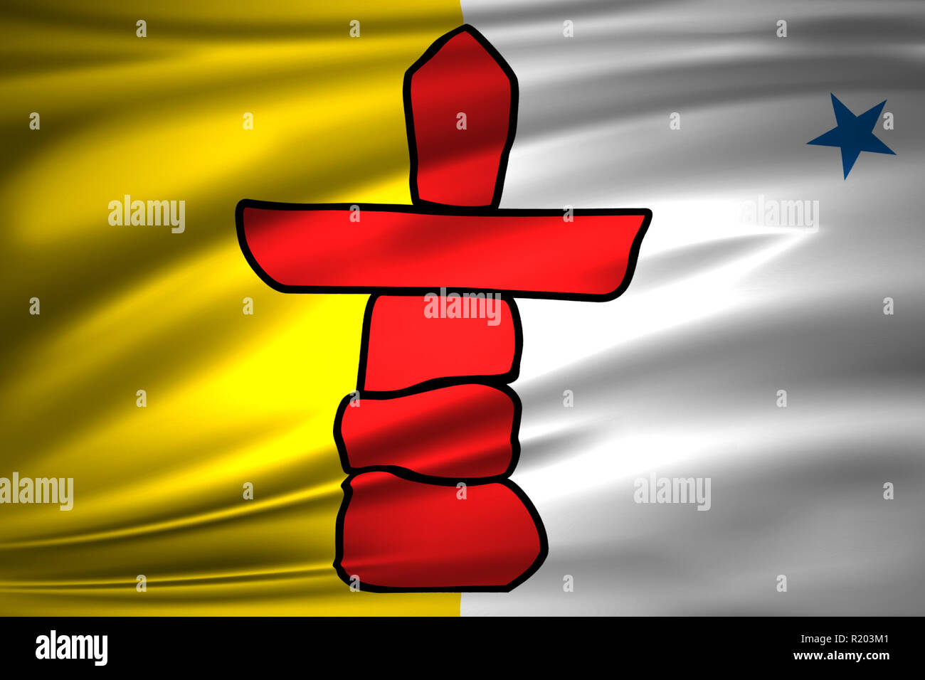 Flag of nunavut hi-res stock photography and images - Alamy
