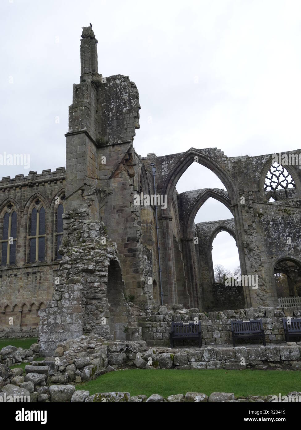 photogrpah from around the olf ruins of Bolton Abbey Stock Photo - Alamy