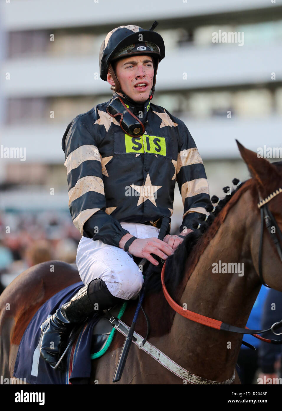 Jockey James Doyle Stock Photo - Alamy