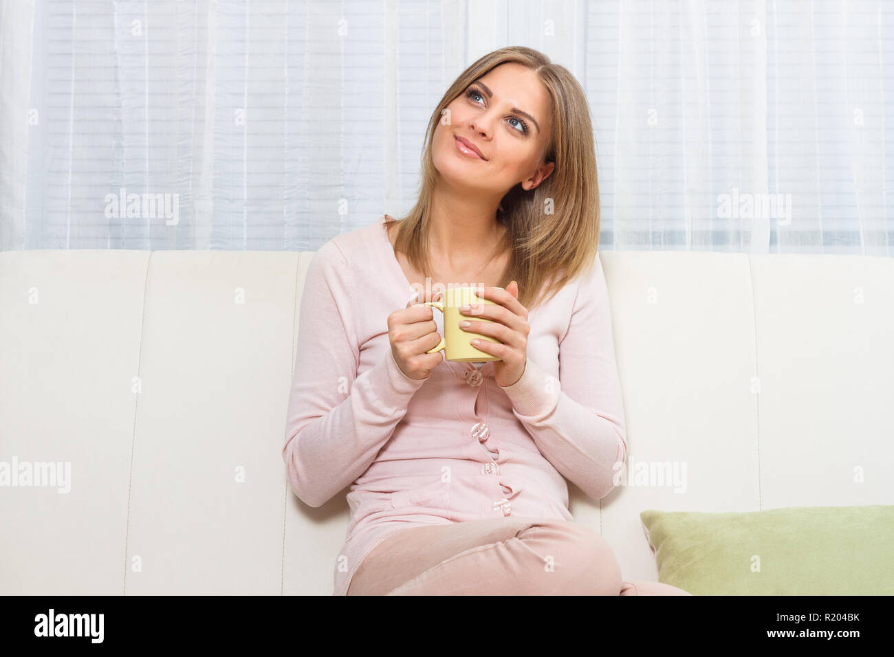 Relaxation at home Stock Photo - Alamy