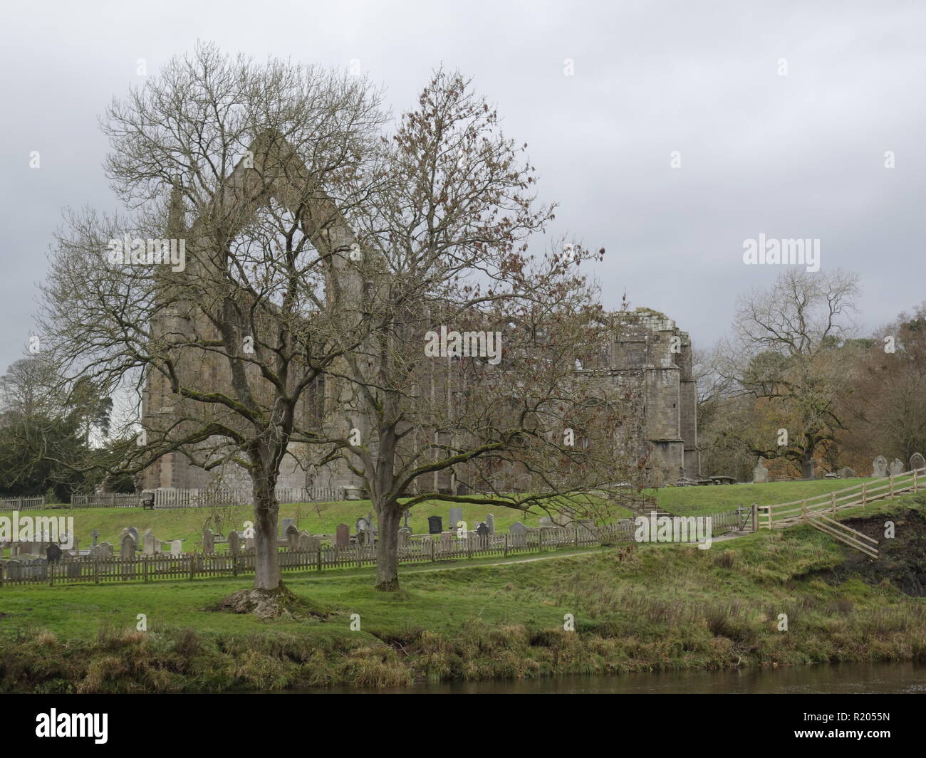 photogrpah from around the olf ruins of Bolton Abbey Stock Photo - Alamy
