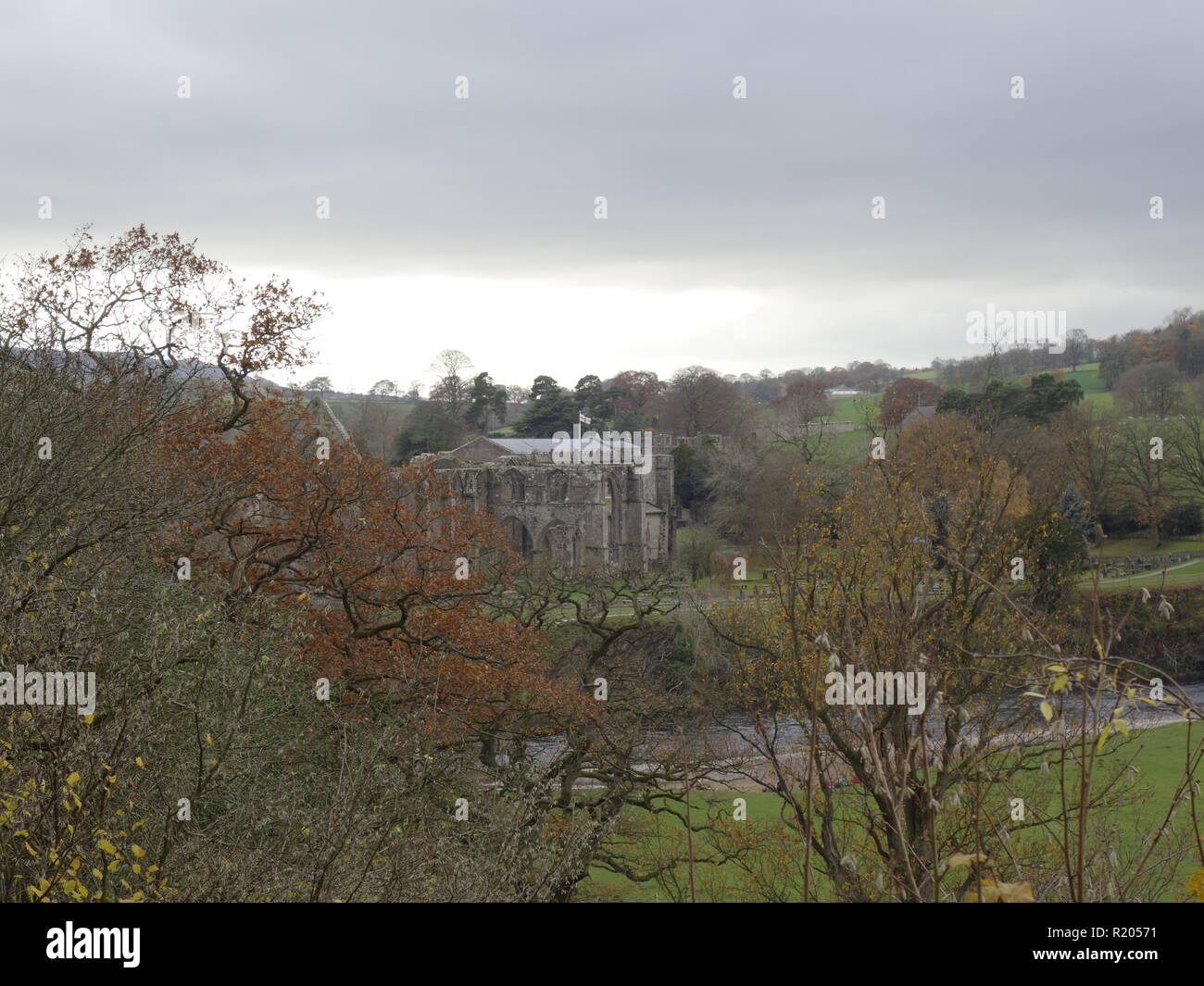 photogrpah from around the olf ruins of Bolton Abbey Stock Photo - Alamy