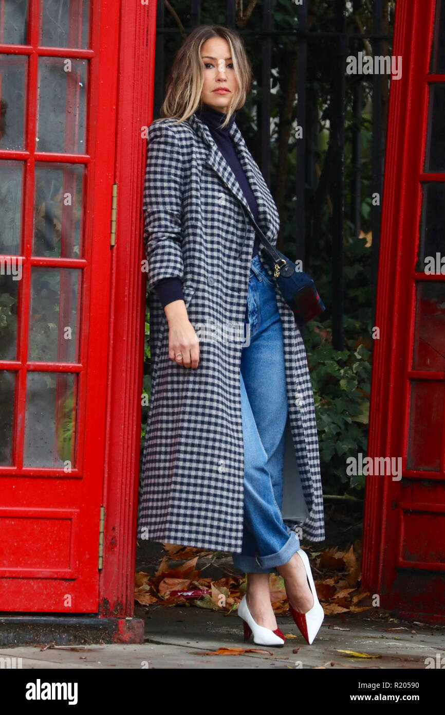 Rachel Stevens poses in various stylish outfits during a photoshoot on ...