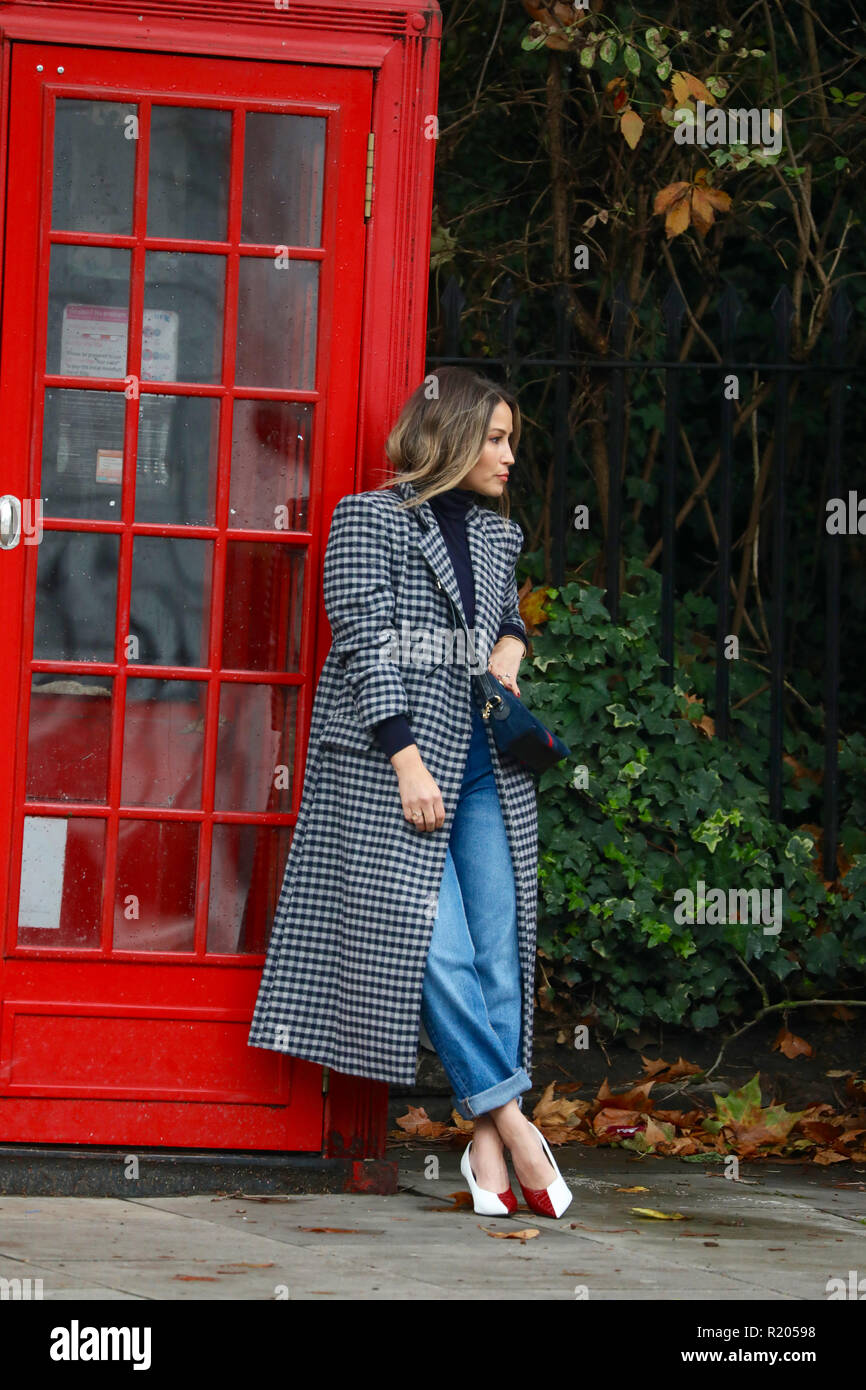 Rachel Stevens poses in various stylish outfits during a photoshoot on ...