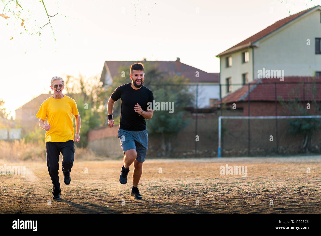 Men exercising in park hi-res stock photography and images - Alamy