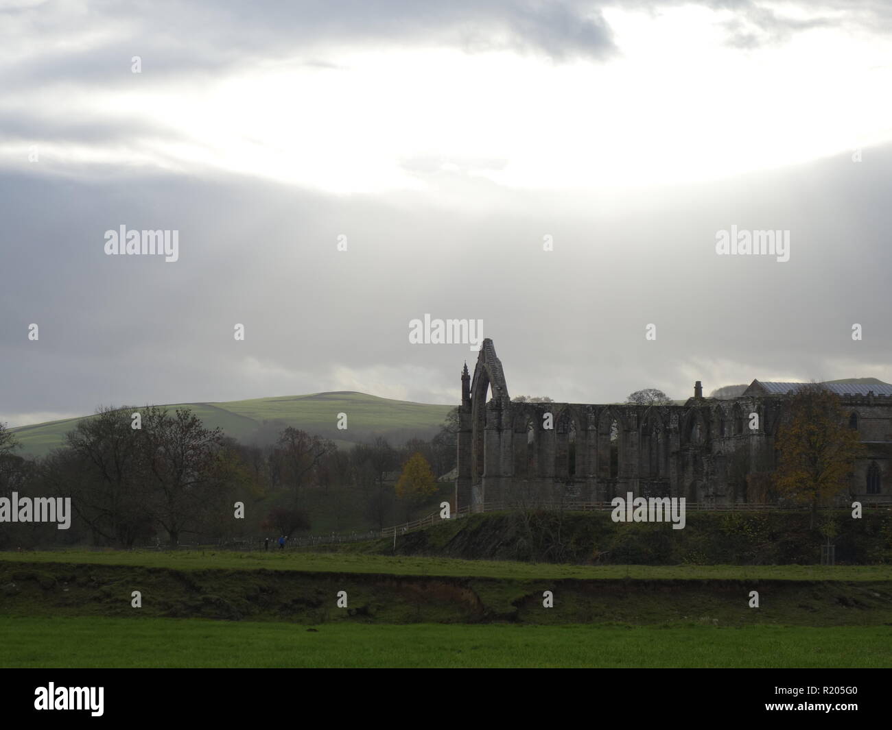 photogrpah from around the olf ruins of Bolton Abbey Stock Photo - Alamy