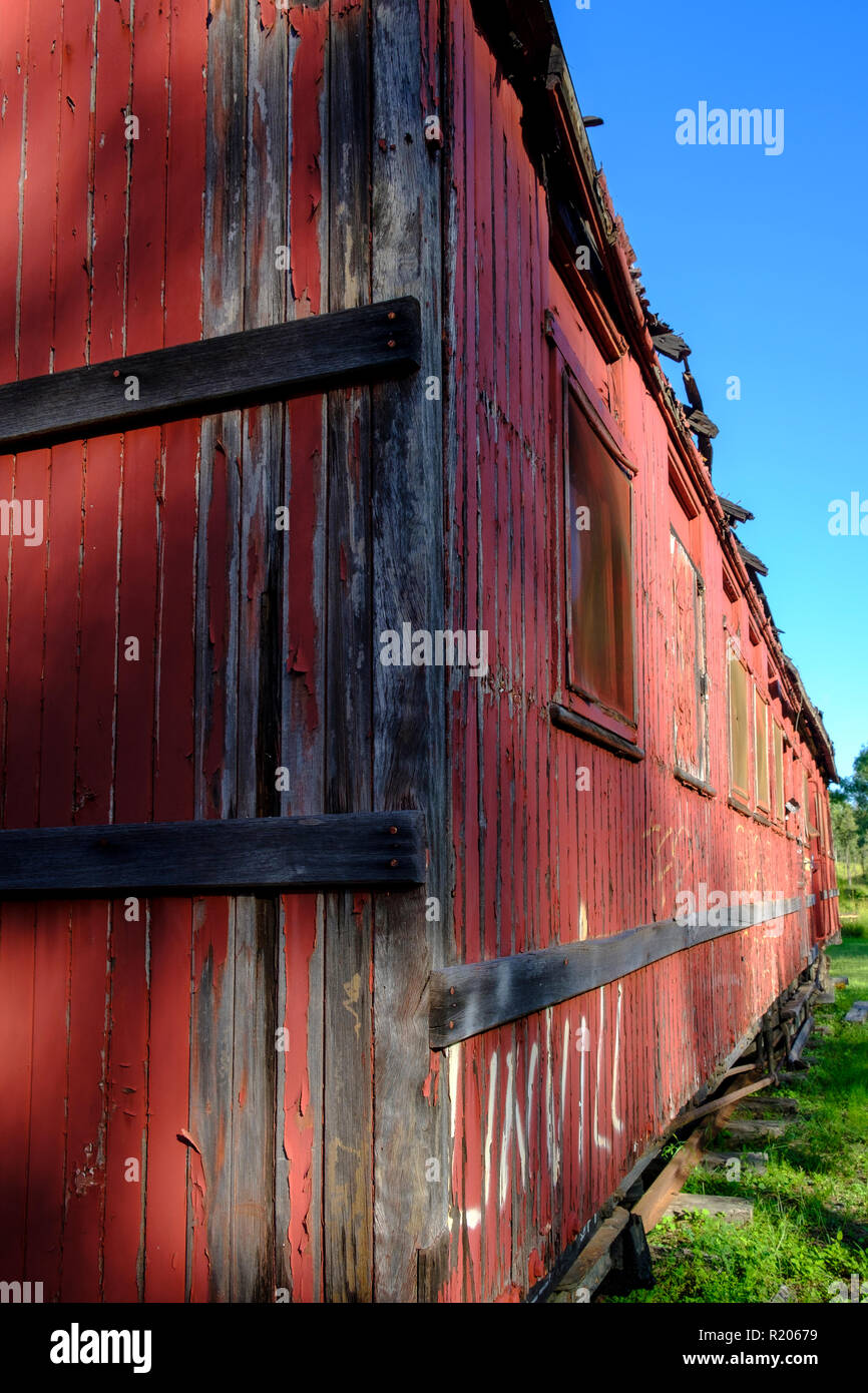 Linville Railway Station Stock Photo - Alamy