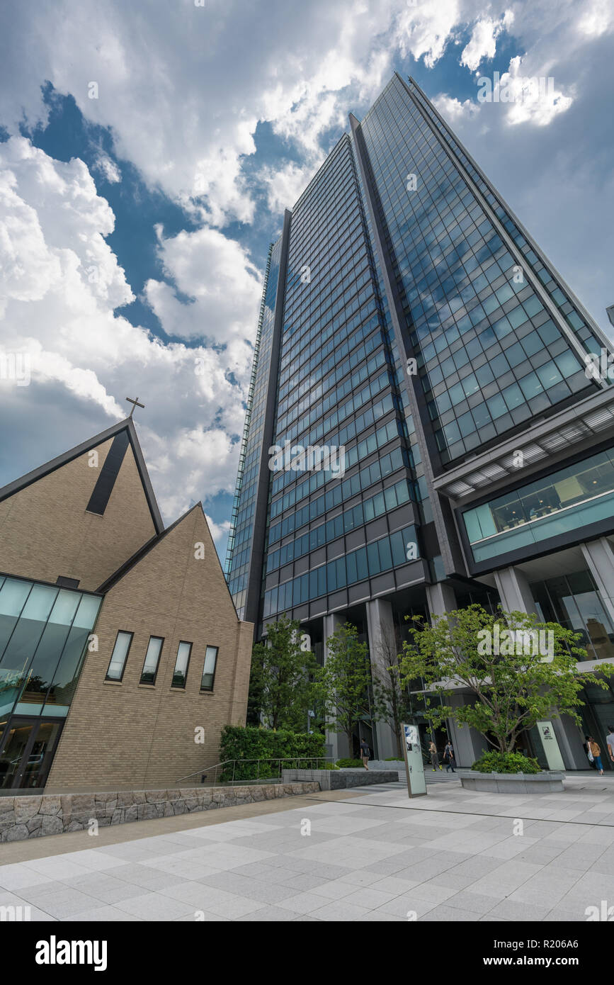 Tokyo - August 03, 2018 : UCCJ Fujimicho Kyokai. "United Church of ...