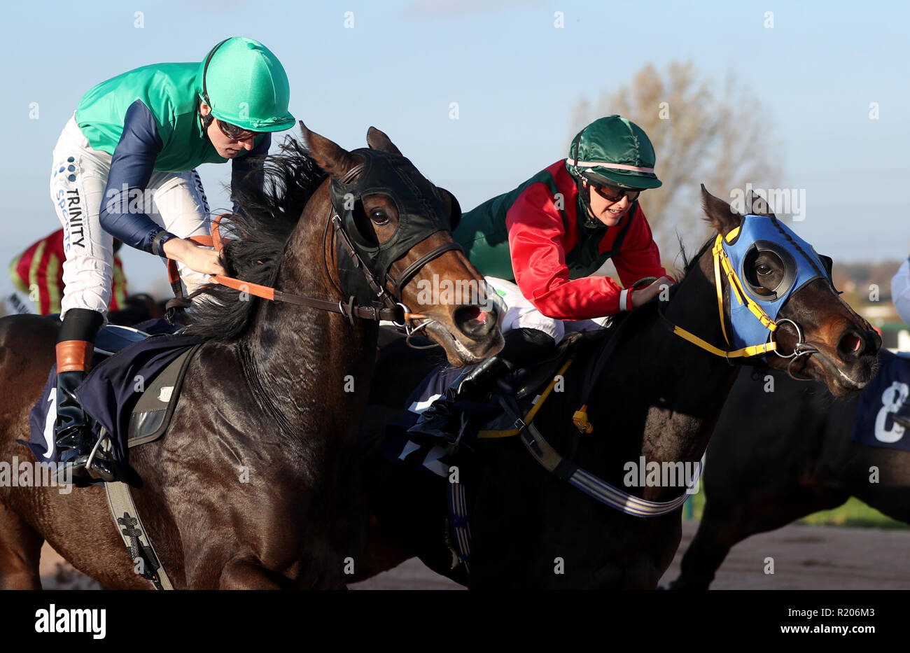 Arzaak ridden by Josephine Gordon (right) wins The Betway Sprint ...
