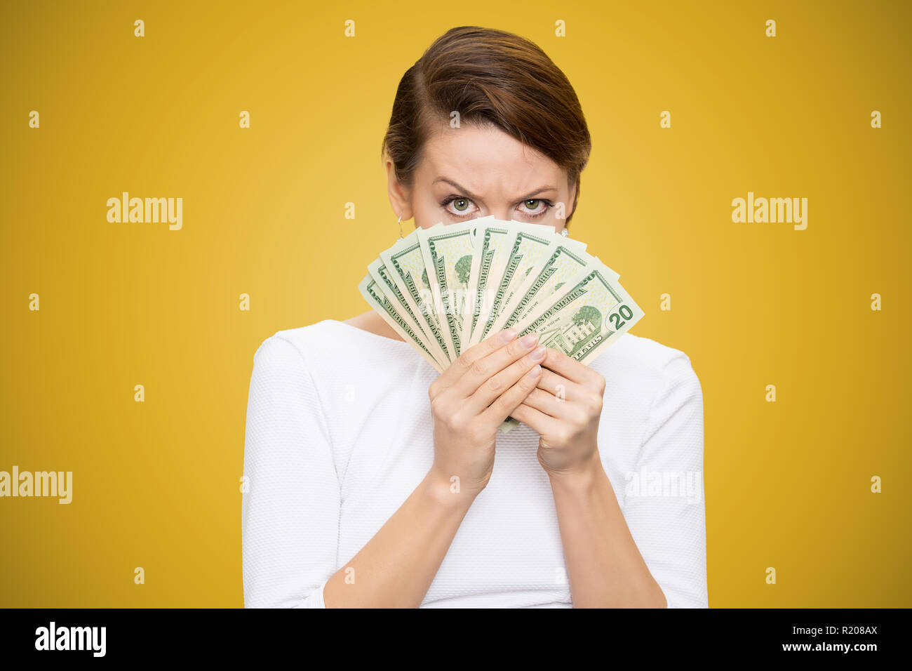 Grumpy woman hi-res stock photography and images - Alamy