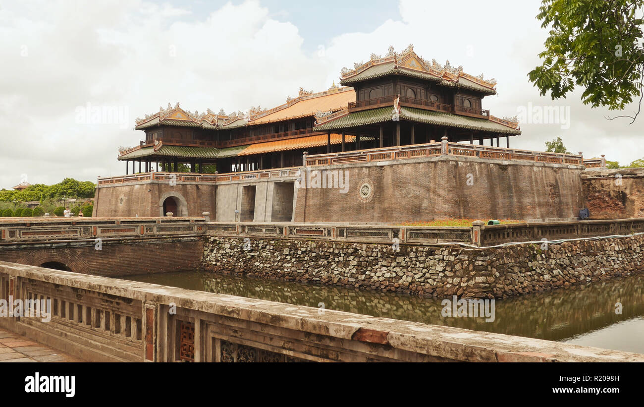 Imperial Royal Palace of Nguyen dynasty in Hue, Vietnam Stock Photo - Alamy