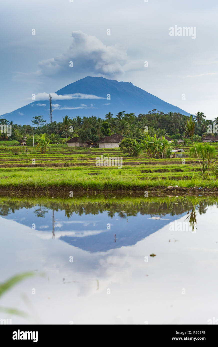 Volcano eruption green tropical hi-res stock photography and images - Alamy